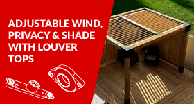 Louver Tops™: Adjustable Pergola Shade and Privacy Solution – DecksGo